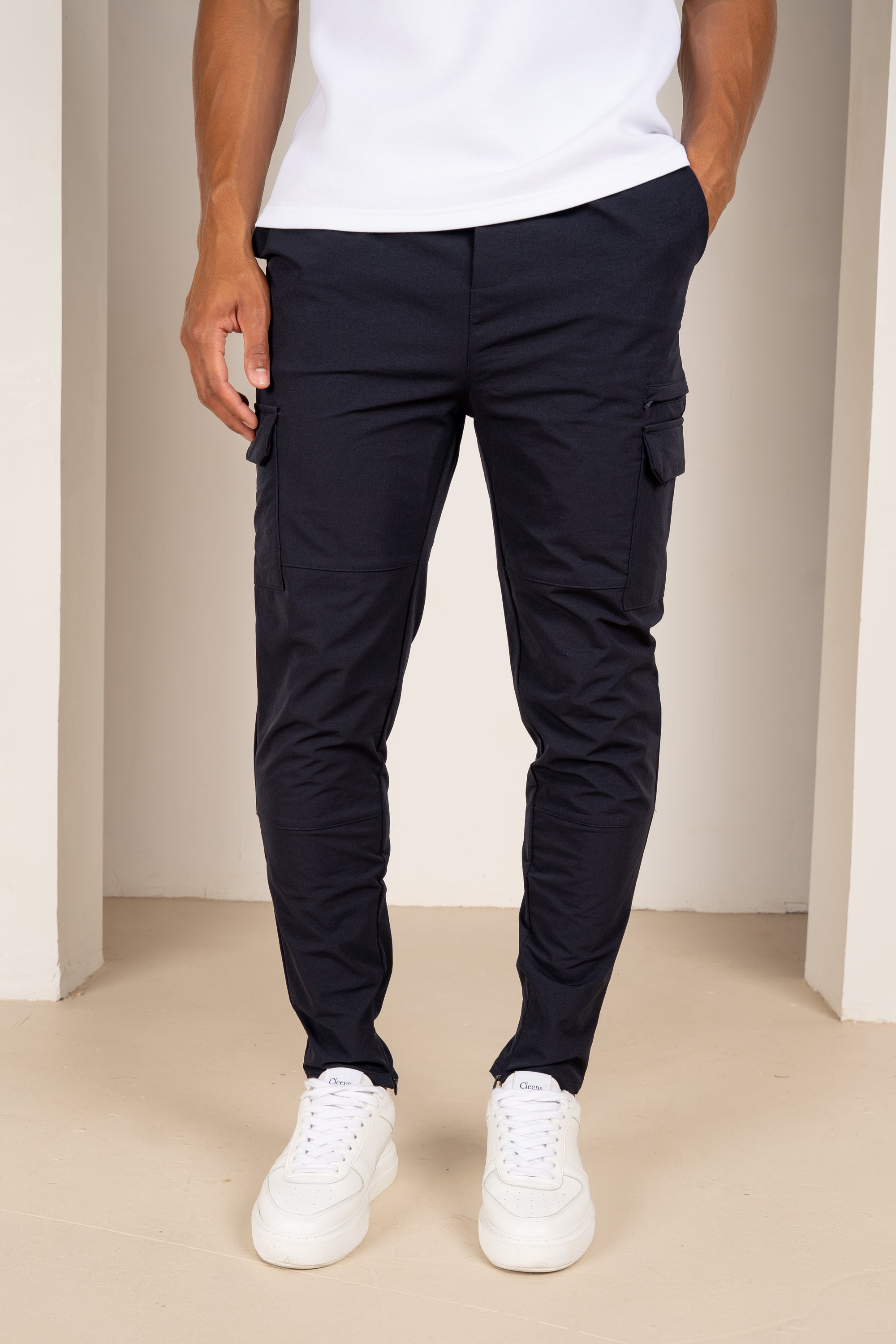 Premium Detail Cargo Pants V2 - Navy – Choix UK